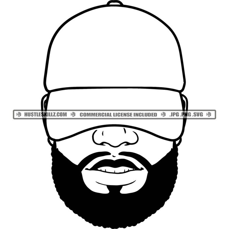 African Man Svg - Etsy