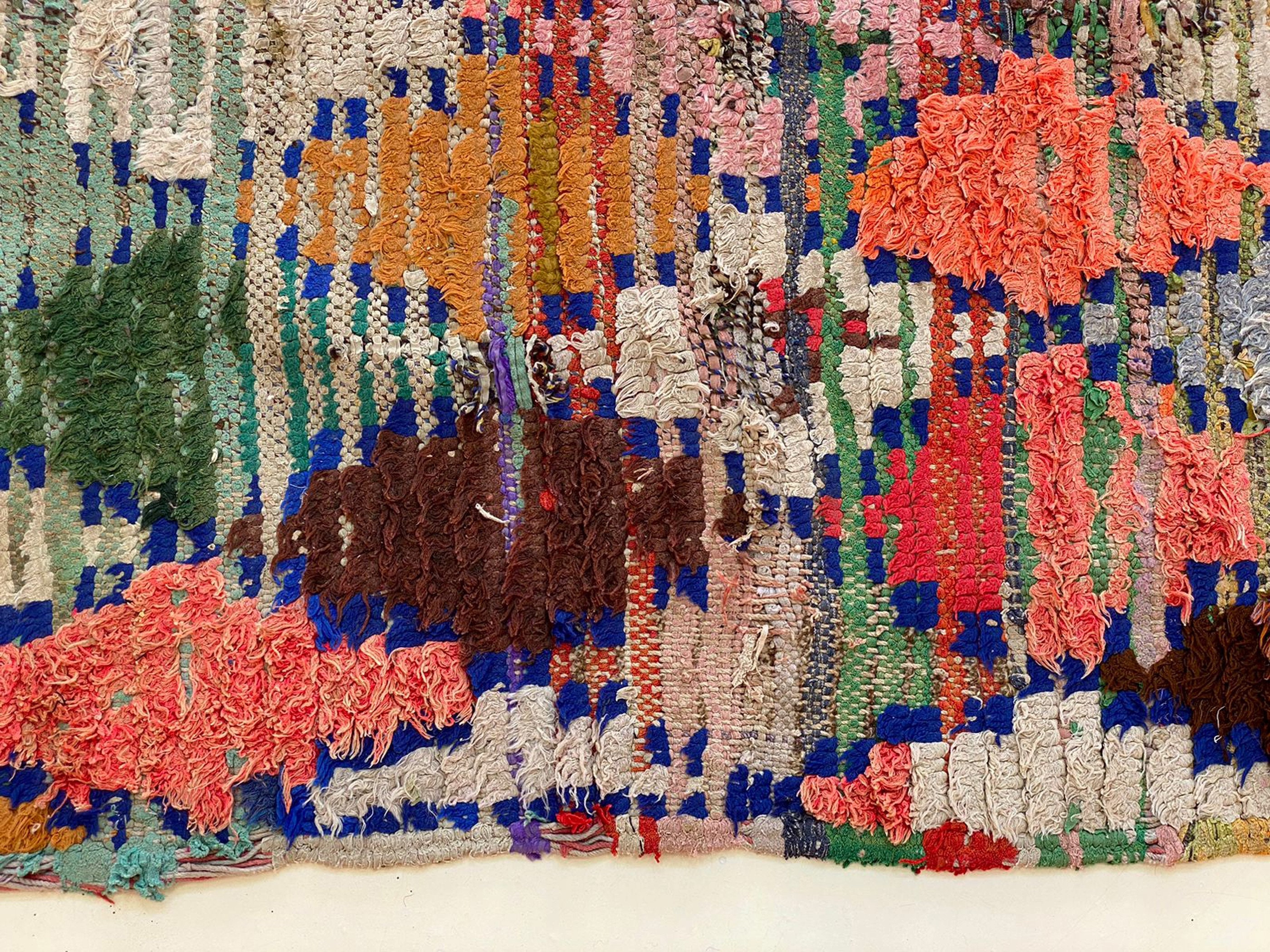 3x7 Feet Vintage Faded Colorful Area Handwoven Rugs . - Etsy