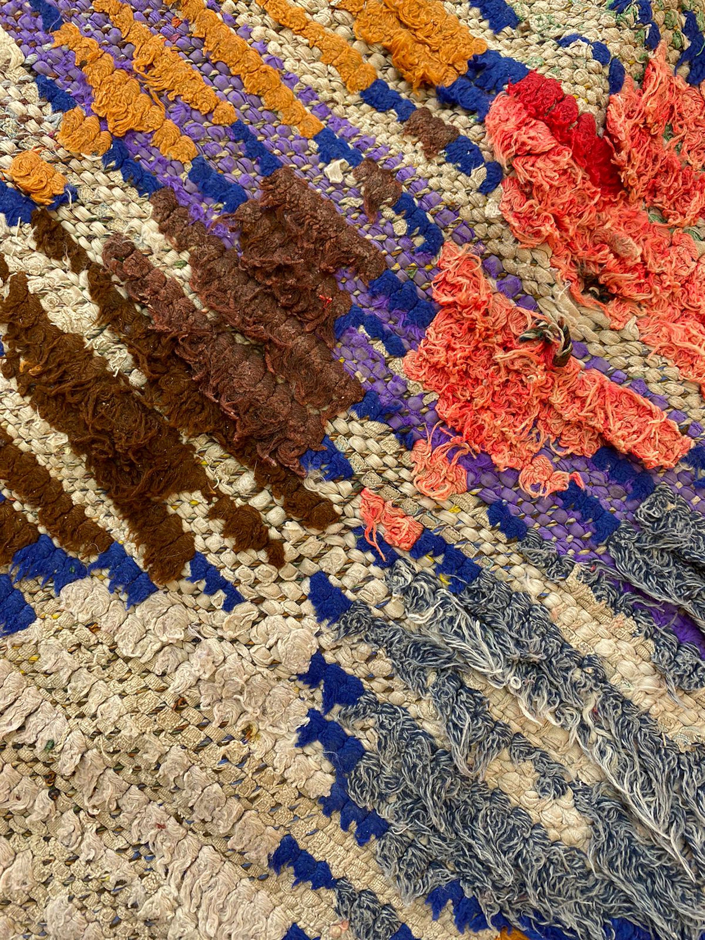 3x7 Feet Vintage Faded Colorful Area Handwoven Rugs . - Etsy