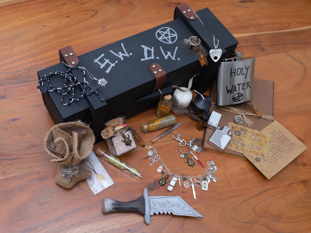 Box "the BIG One" Supernatural Gift Supernatural Wooden Necklace ...