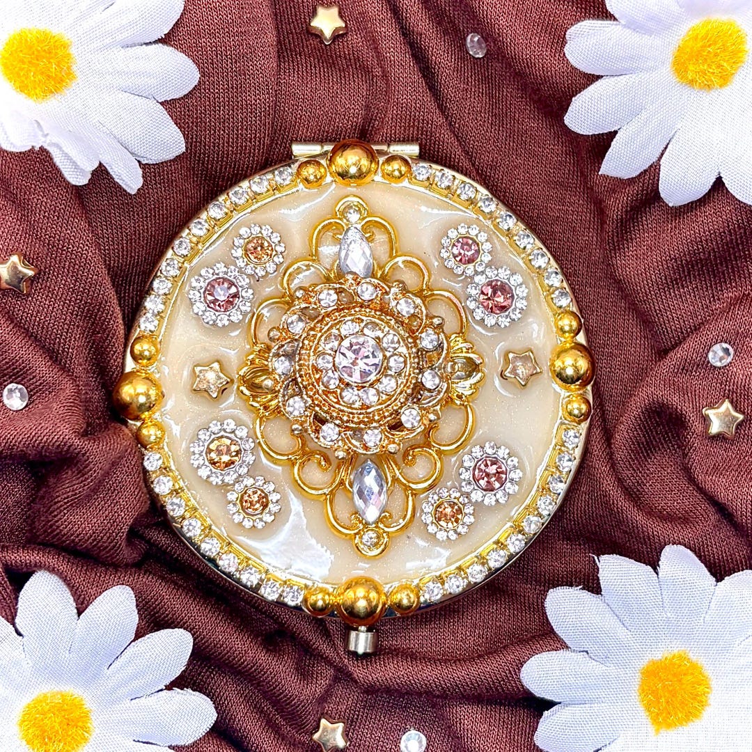 Gilded Dial | Rotating Crystal Centerpiece | Magical Girl Compact ...
