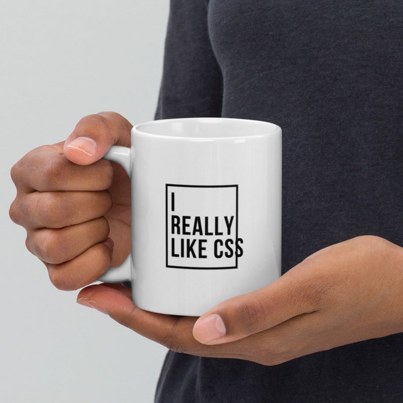 Coffee Mug for Developers Who Love CSS | Developer Gift Ceramic Coffee Mug - Etsy