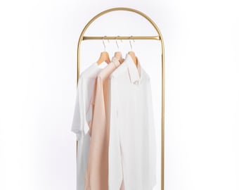 Gold Clothing Rack - Etsy