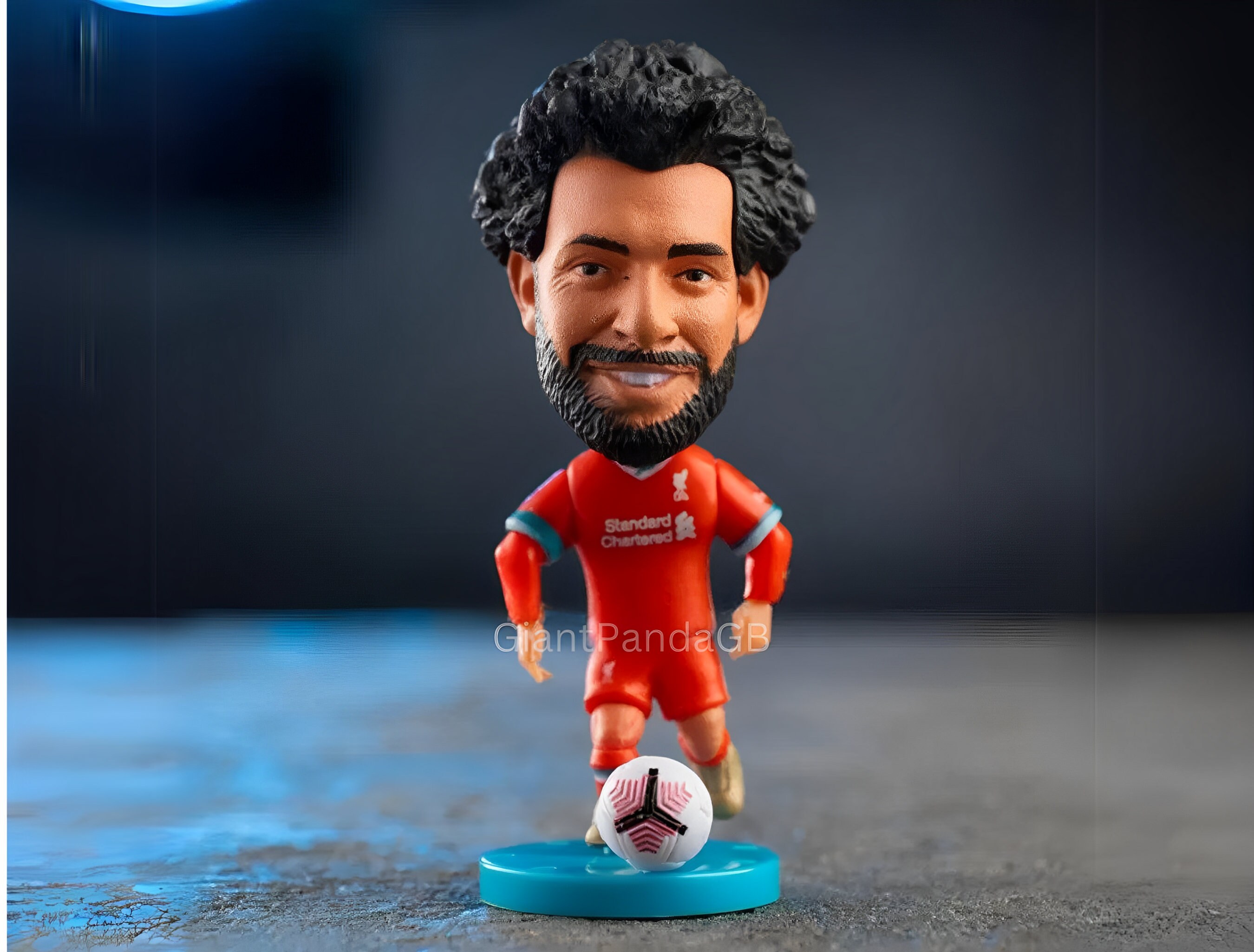 Mo Salah Mini Figure, Liverpool Cake Topper, Day Gifts, Salah Gift for ...