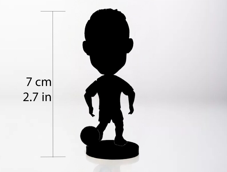 Cristiano Ronaldo Cake Topper, Ronaldo Birthday Decor, CR7 Mini Figure ...