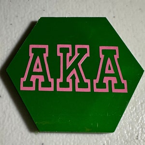 AKA, ID Holder, Badge Reel - Etsy