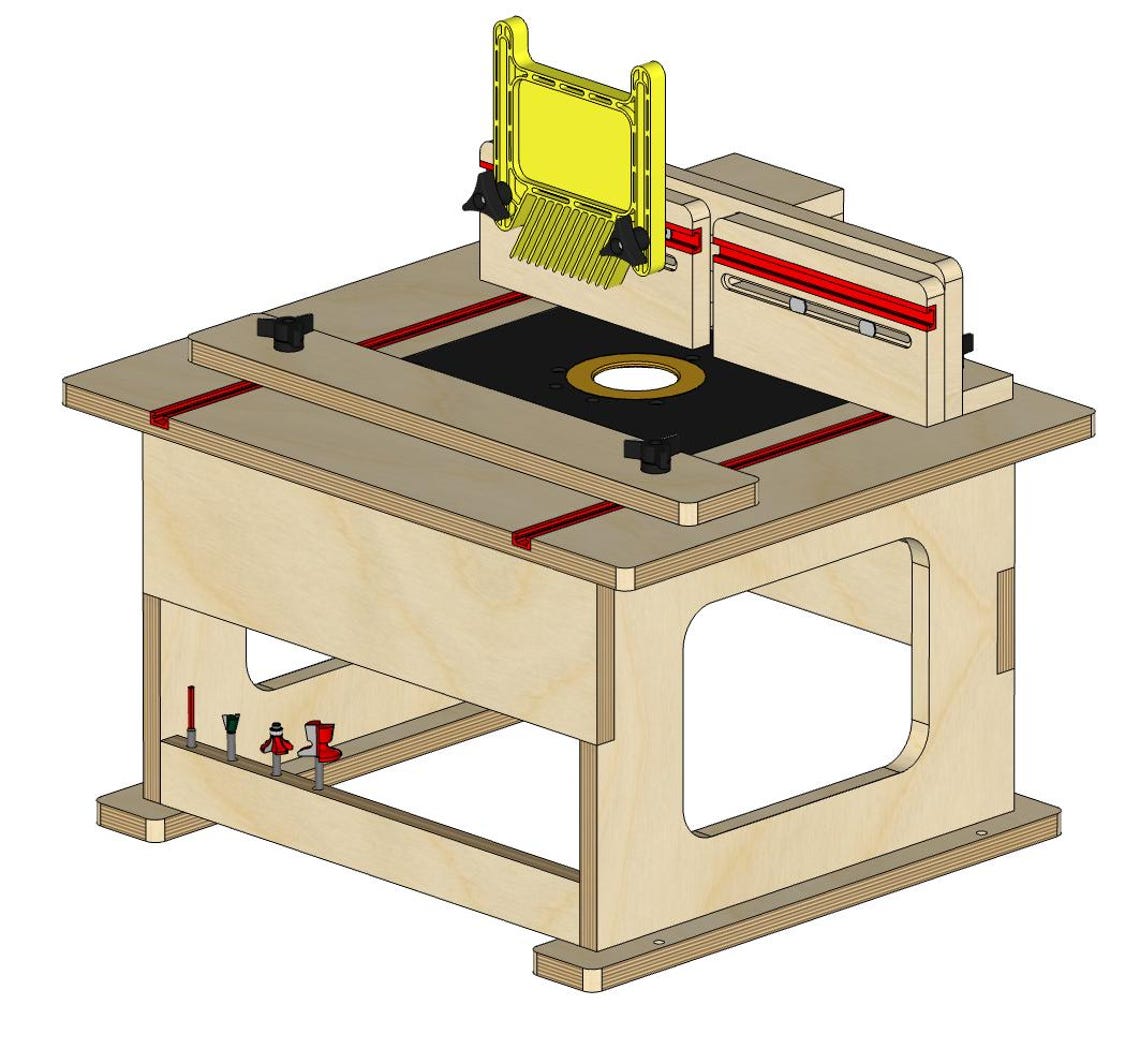 DIY Compact Router Table Plans: Metric & Imperial (digital Download) - Etsy