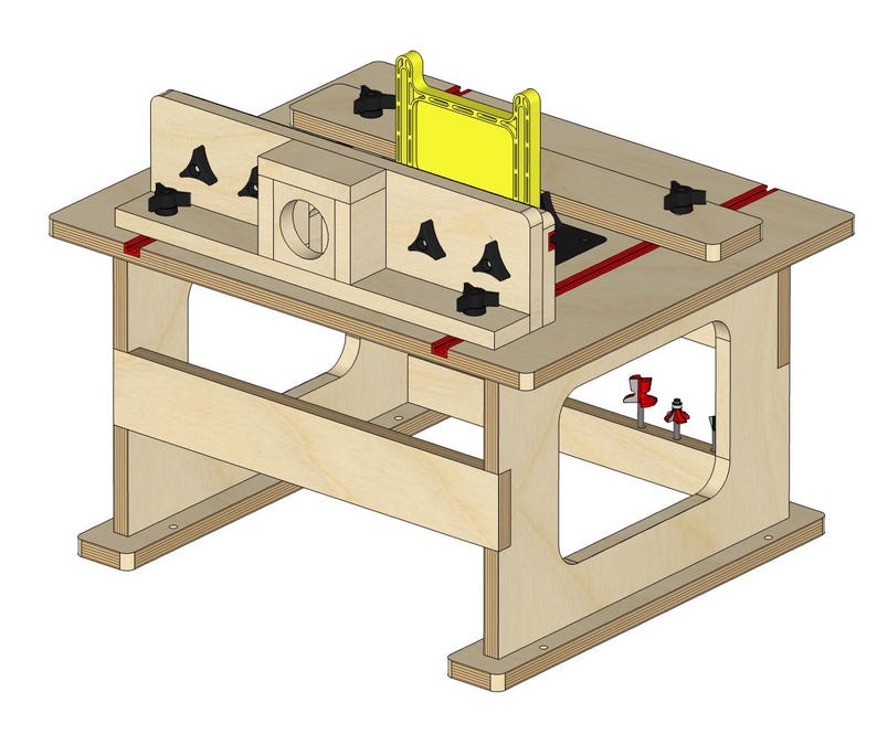 DIY Compact Router Table Plans: Metric & Imperial (digital Download) - Etsy