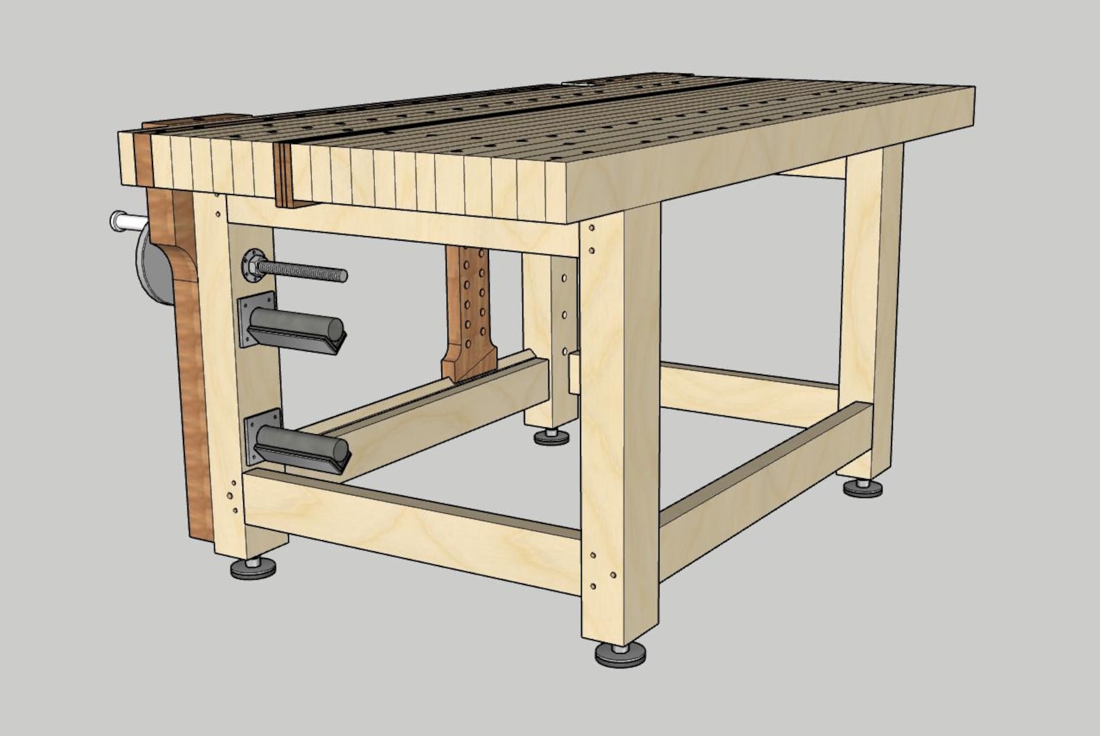 DIY Combination Workbench PDF Plans: Metric Dimensions - Etsy