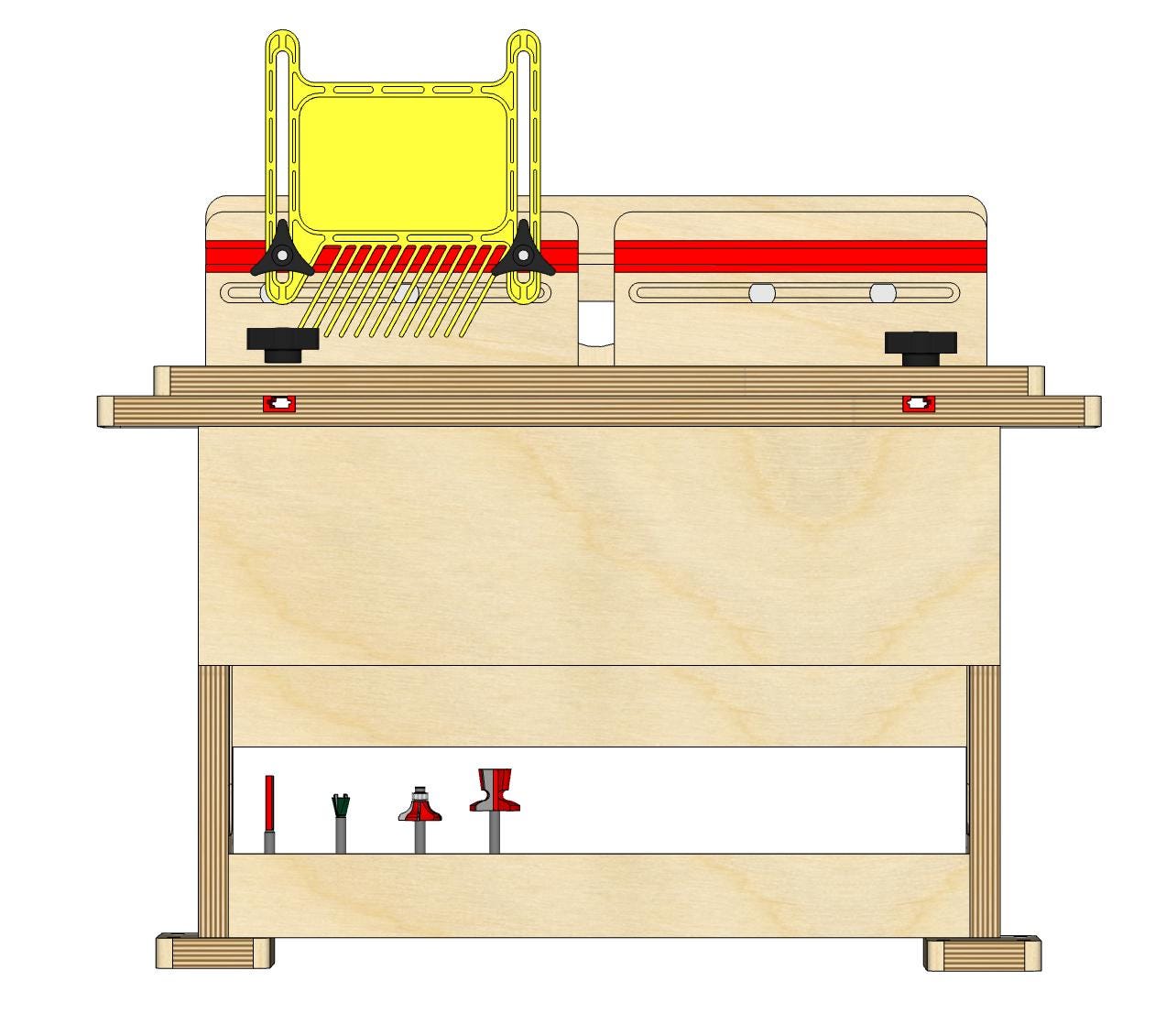 DIY Compact Benchtop Router/trimmer Table - Metric and Imperial - Build ...