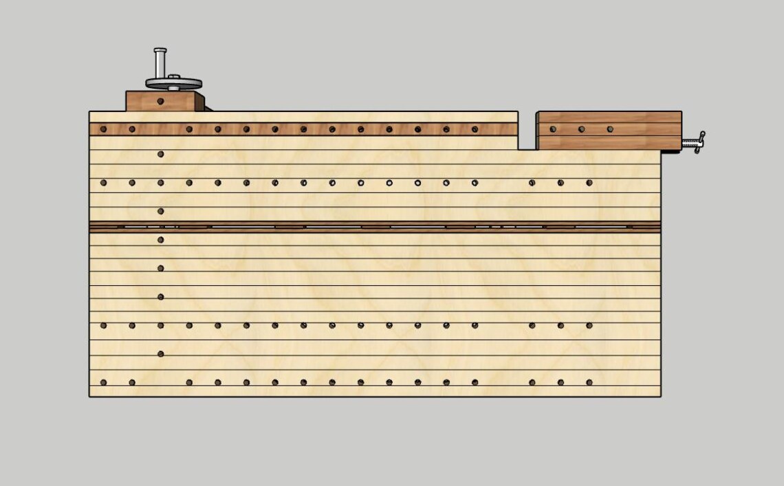 DIY Combination Workbench PDF Plans: Metric Dimensions - Etsy