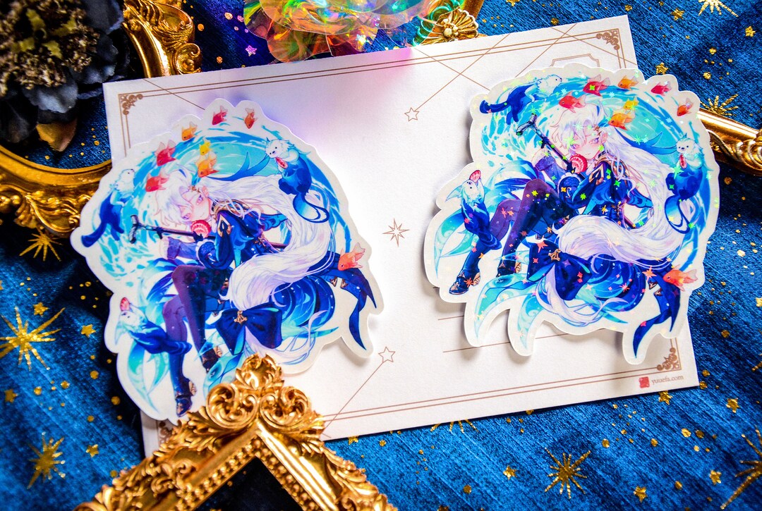 Heart of the Sea Neuvillette Holo Sticker - Etsy