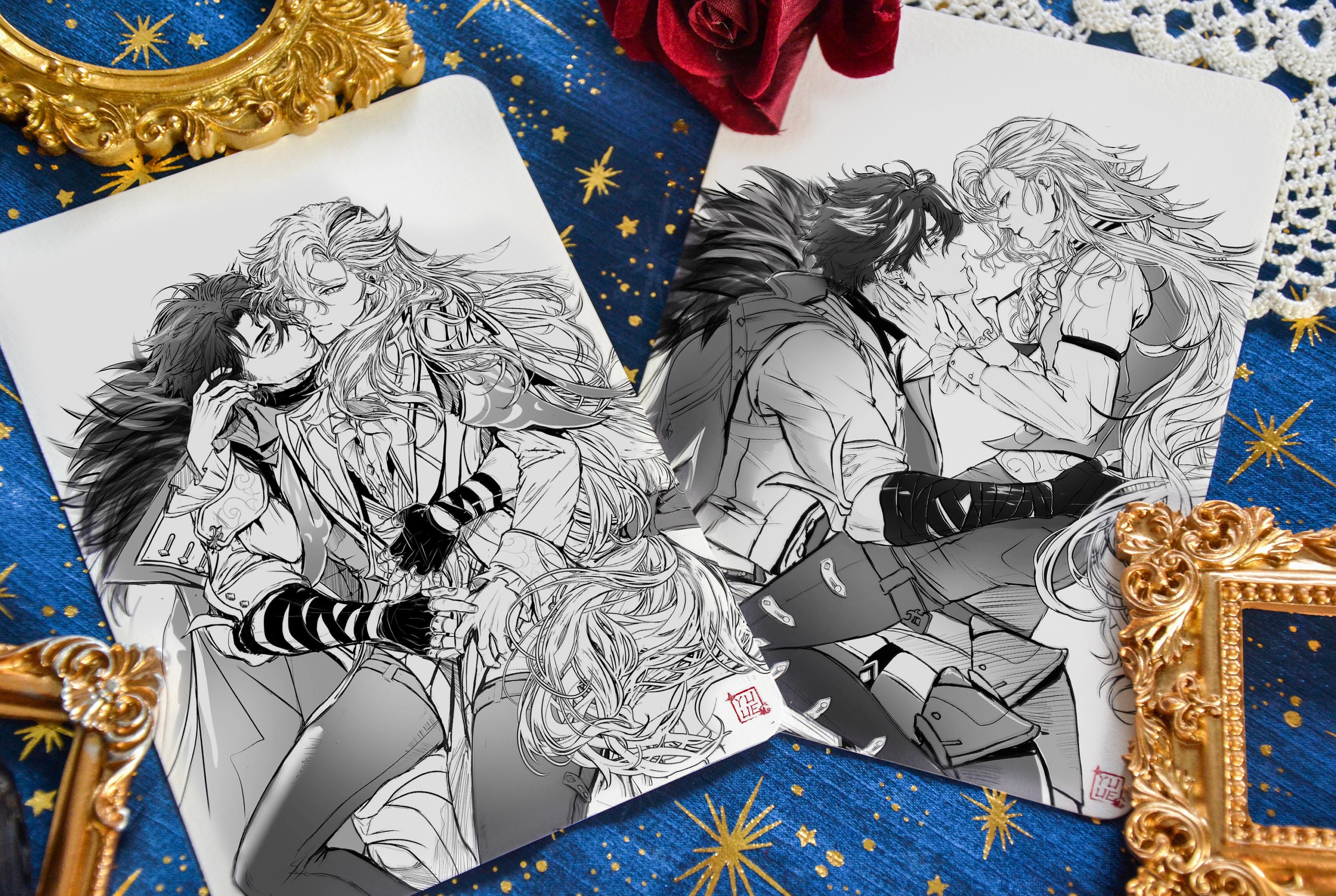 Wriolette Sketches Mini Prints Set of 2 - Etsy