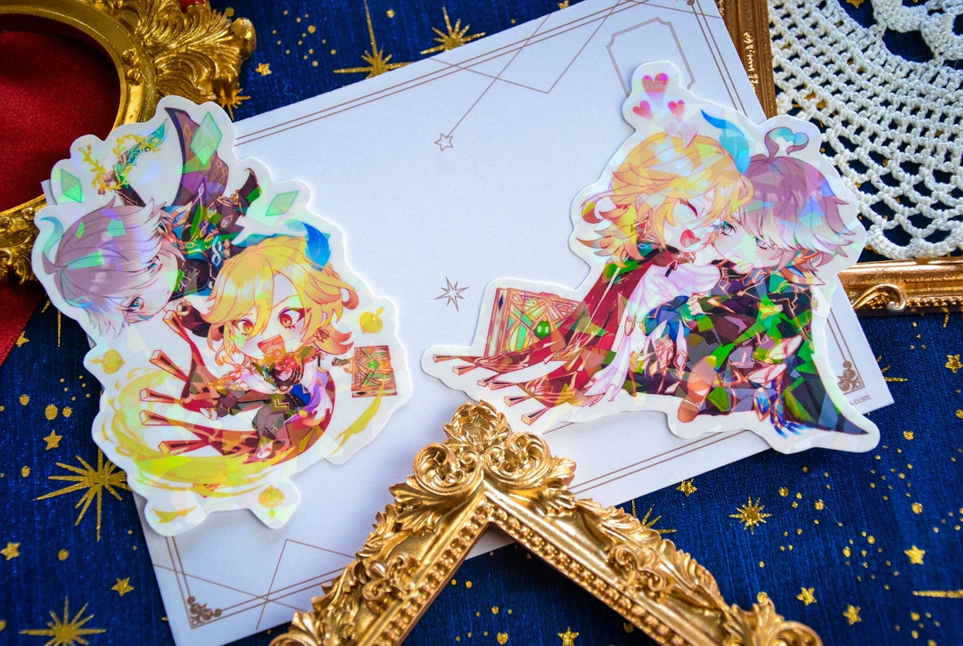 Haikaveh Chibi - Holo Stickers - Etsy