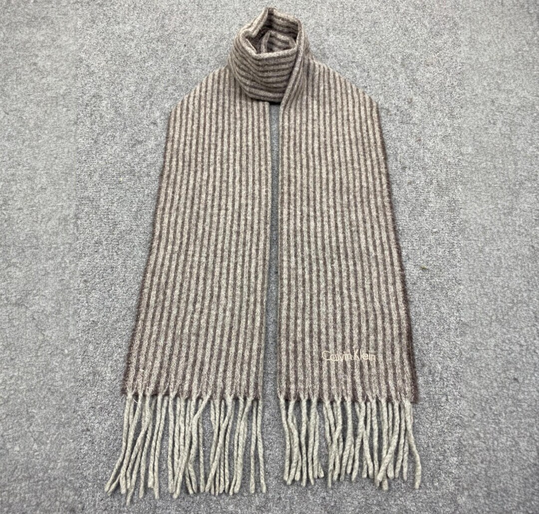 Vintage Calvin Klein Scarf Vintage Calvin Klein Scarves Wools Unisex ...