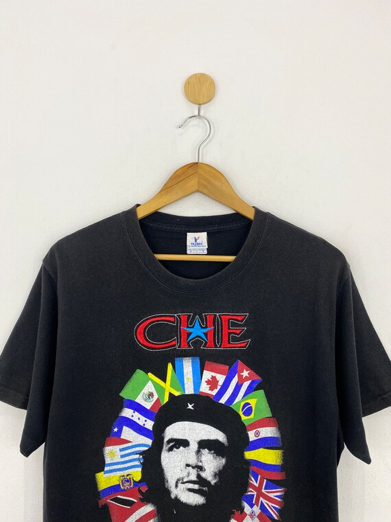 Vintage Y2K Ernesto Che Guevara Nation Flag Tee Size … - Gem