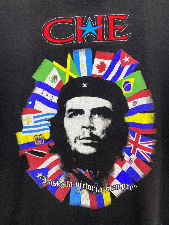 Vintage Y2K Ernesto Che Guevara Nation Flag Tee Size … - Gem