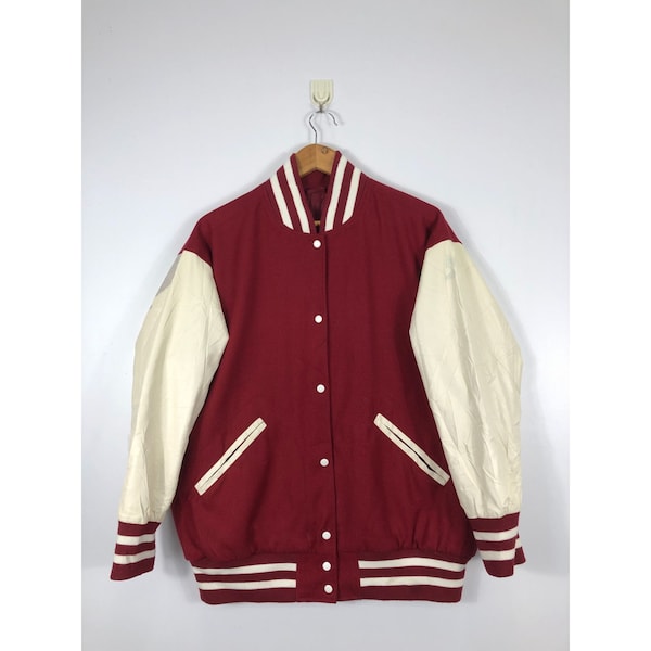 High School Leather Jacket - Etsy