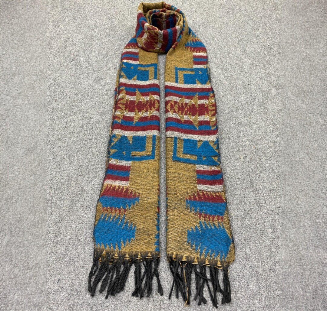 Vintage Japanese Brand Scarf Vintage Japan Made Scarves Arcrylic Unisex ...