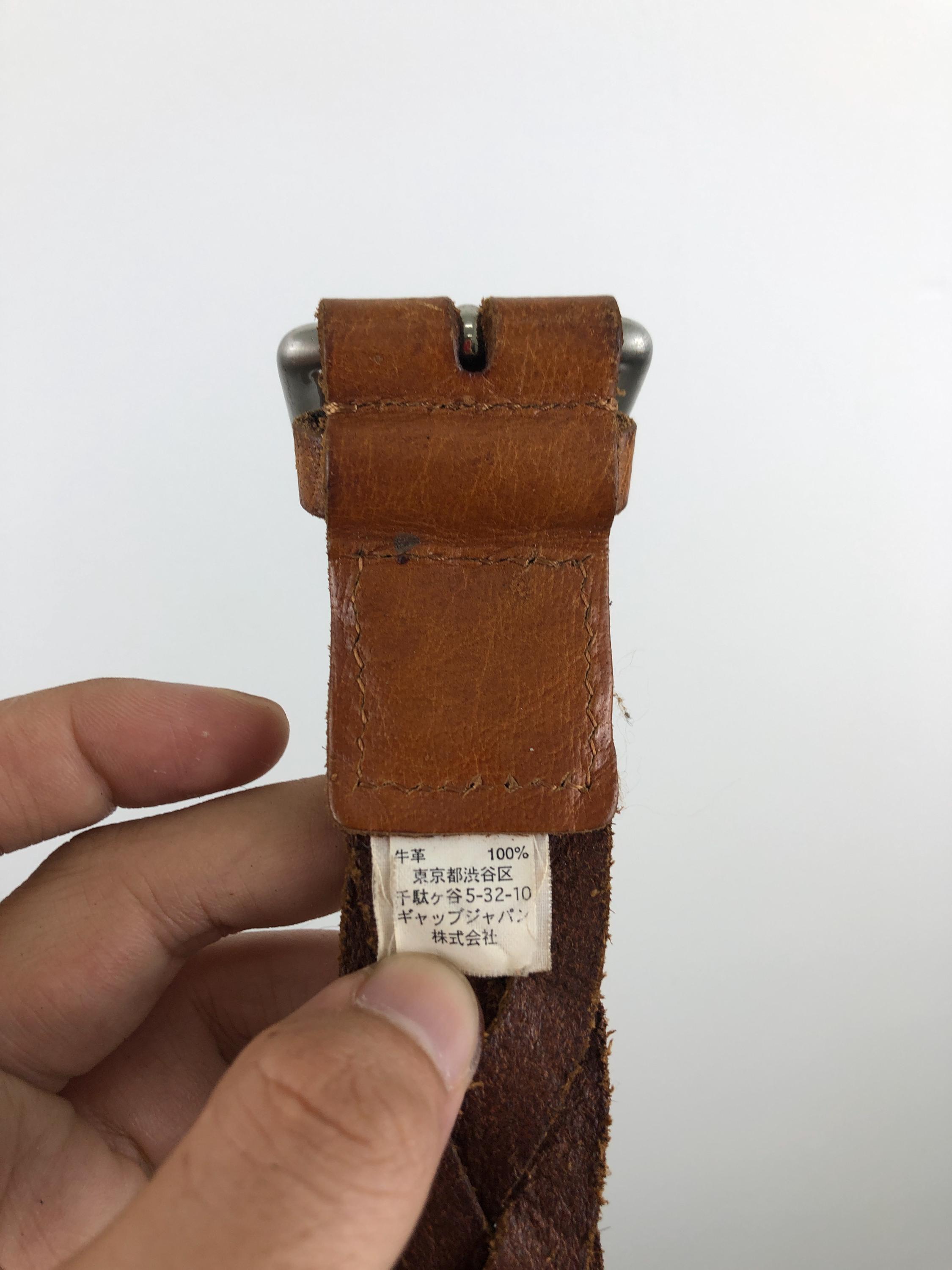 Vintage Style Japanese Brand Leather Belt, Buckle Head Braided Belt ...