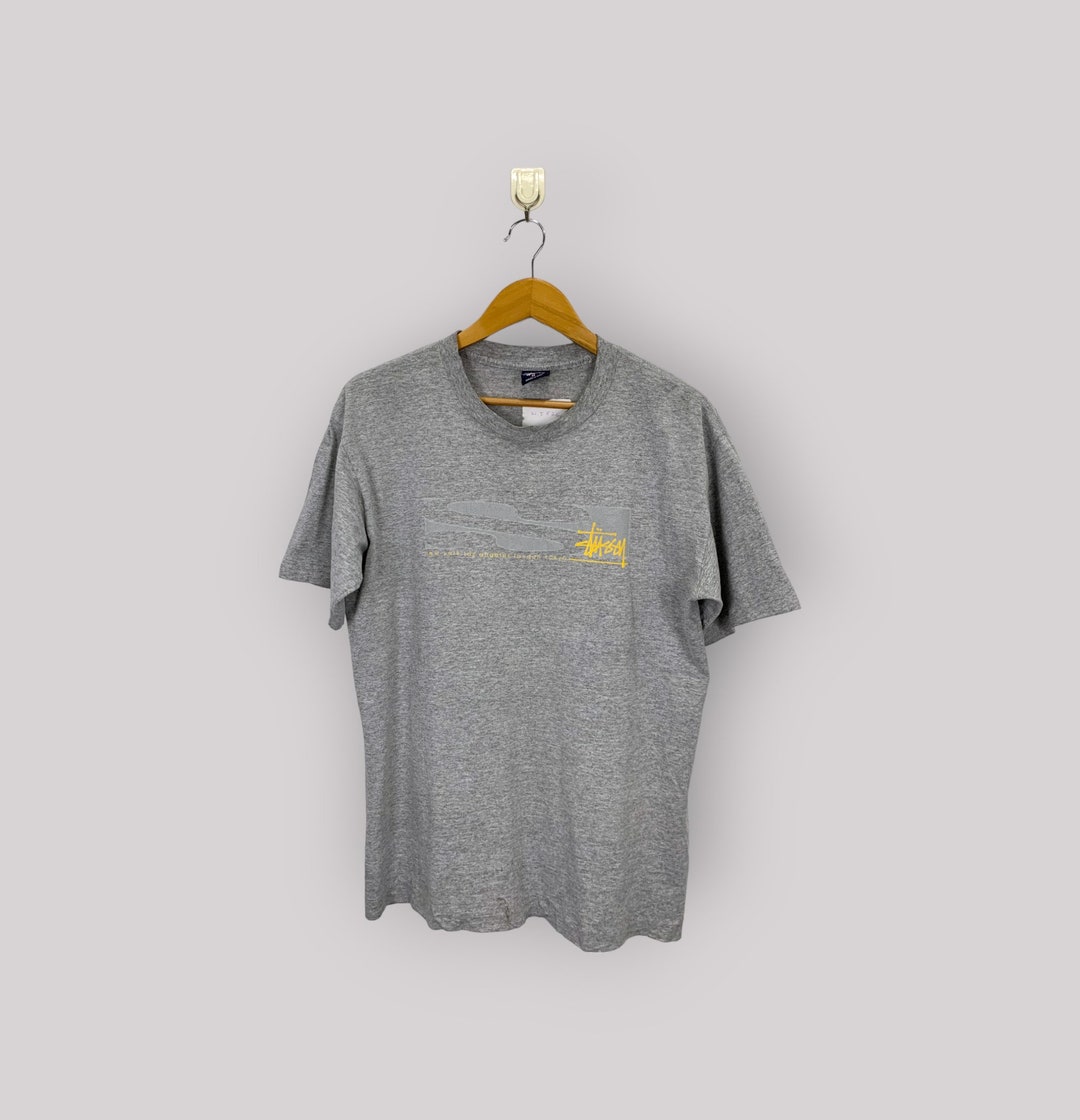 Vintage 90s Stussy Small Logo Signature Tee Vintage 1990s Size Medium ...