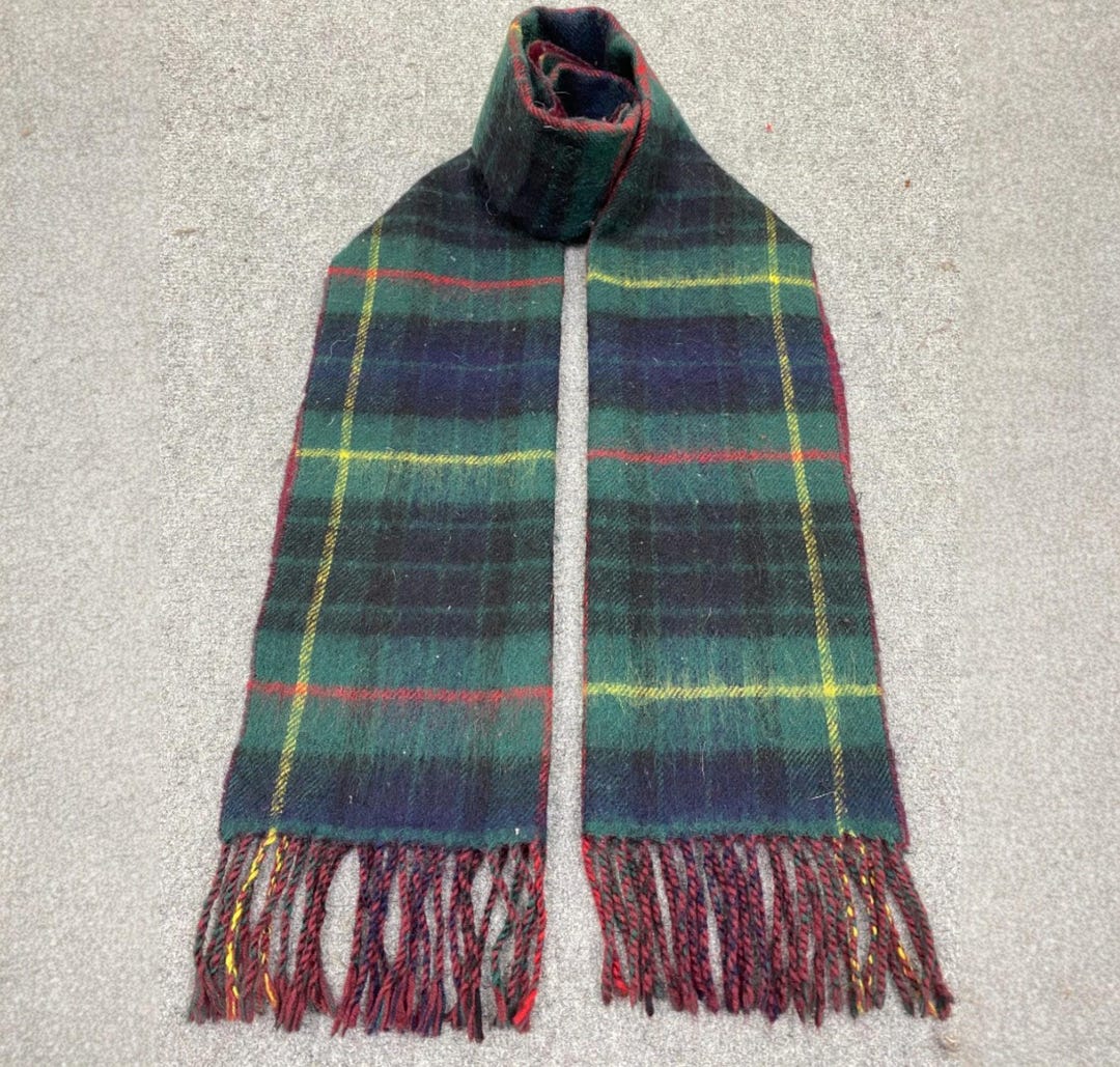 Vintage Japanese Brand Scarf Vintage Made in Japan Scarf Wools Unisex ...