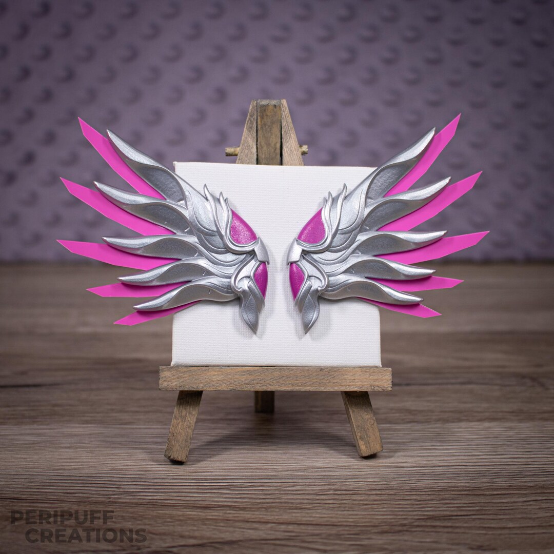 Pink Mercy Overwatch Hair Clips, Cosplay Gift - Etsy
