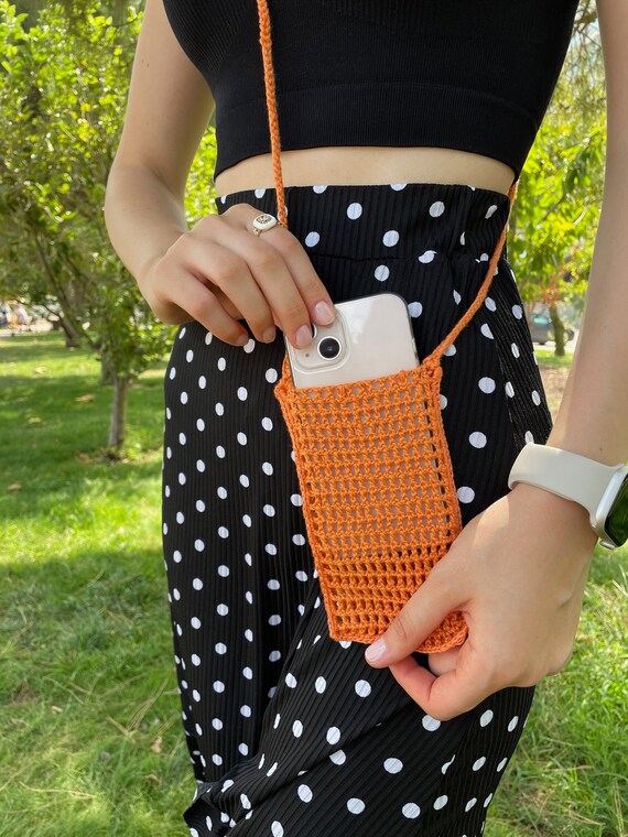 Crochet Telephone Case Crochet Telephone Bag Crochet Bag - Etsy