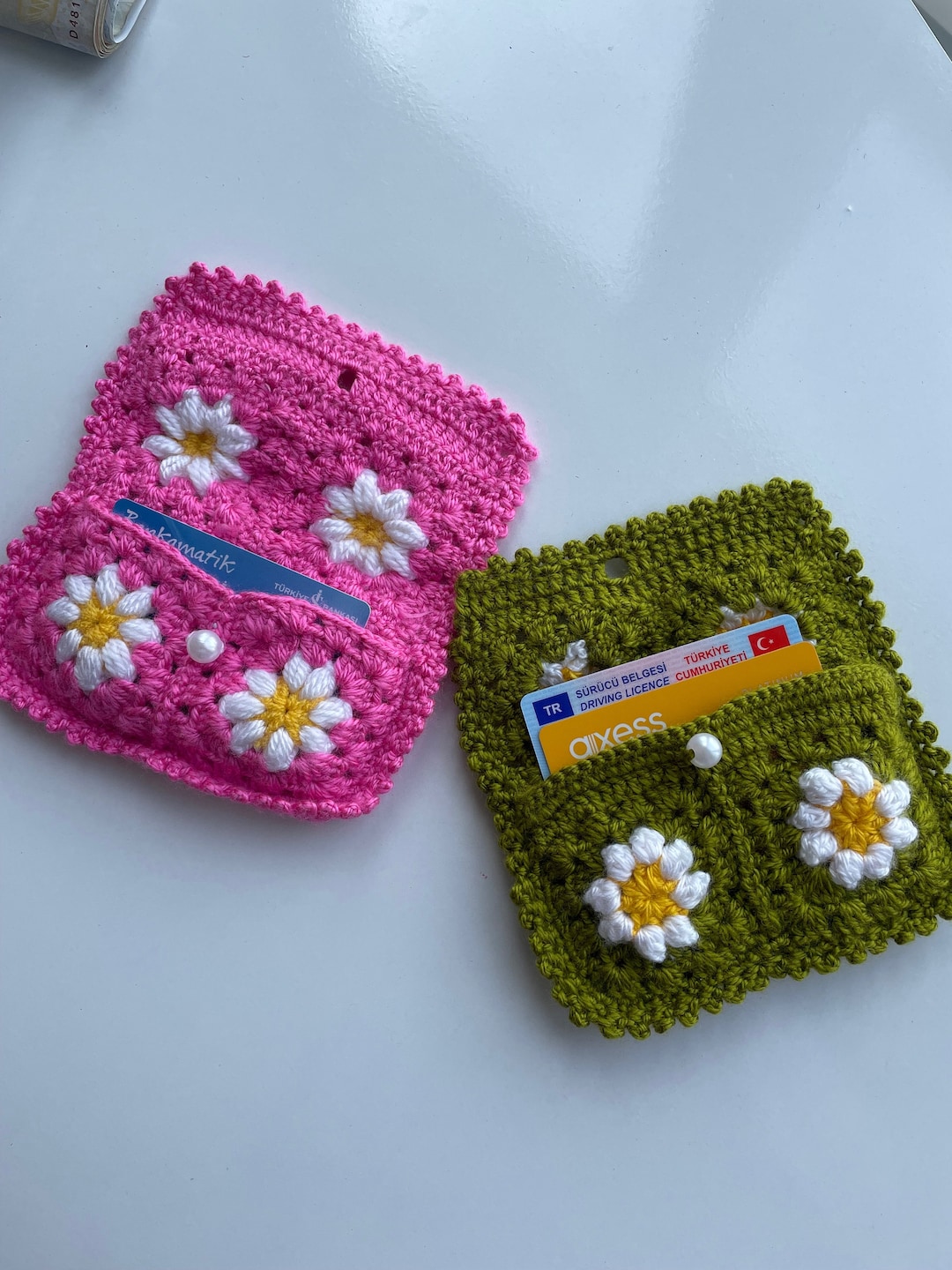 Crochet Card Holder, Wallet for Card, Perfect for Everyday Use, Crochet ...