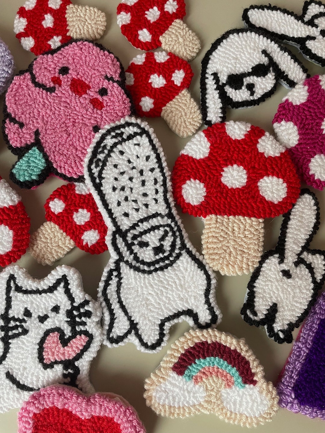 Punch Needle Bag Pins Set of Punch Needle Pins Handmade - Etsy