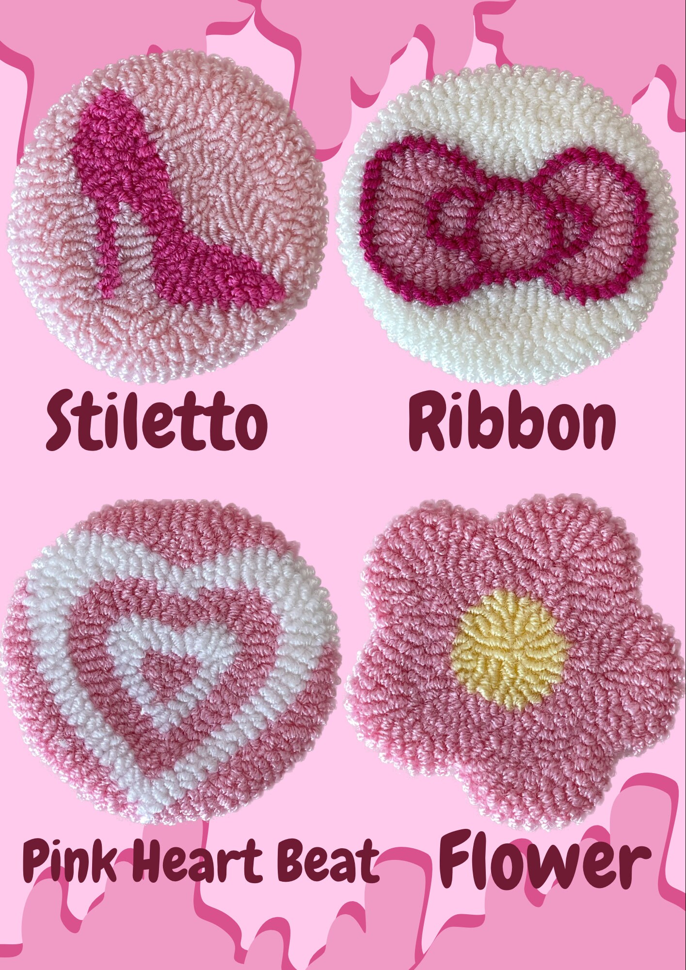 Set of 2 Barbie Coasters Pink Car Accessories Barbie the - Etsy