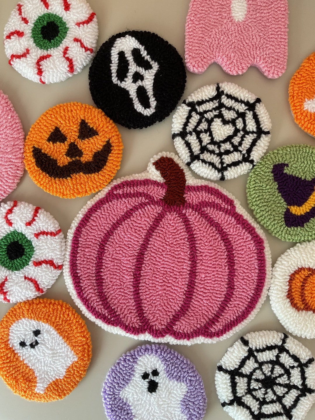 Cute and Spooky Decor, Halloween Wall Art, Pink Halloween Home Decor ...