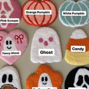 Halloween Coaster, Halloween Ghost Coaster, Scary Decor, Halloween Gift ...