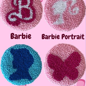 Set of 2 Barbie Coasters Pink Car Accessories Barbie the - Etsy