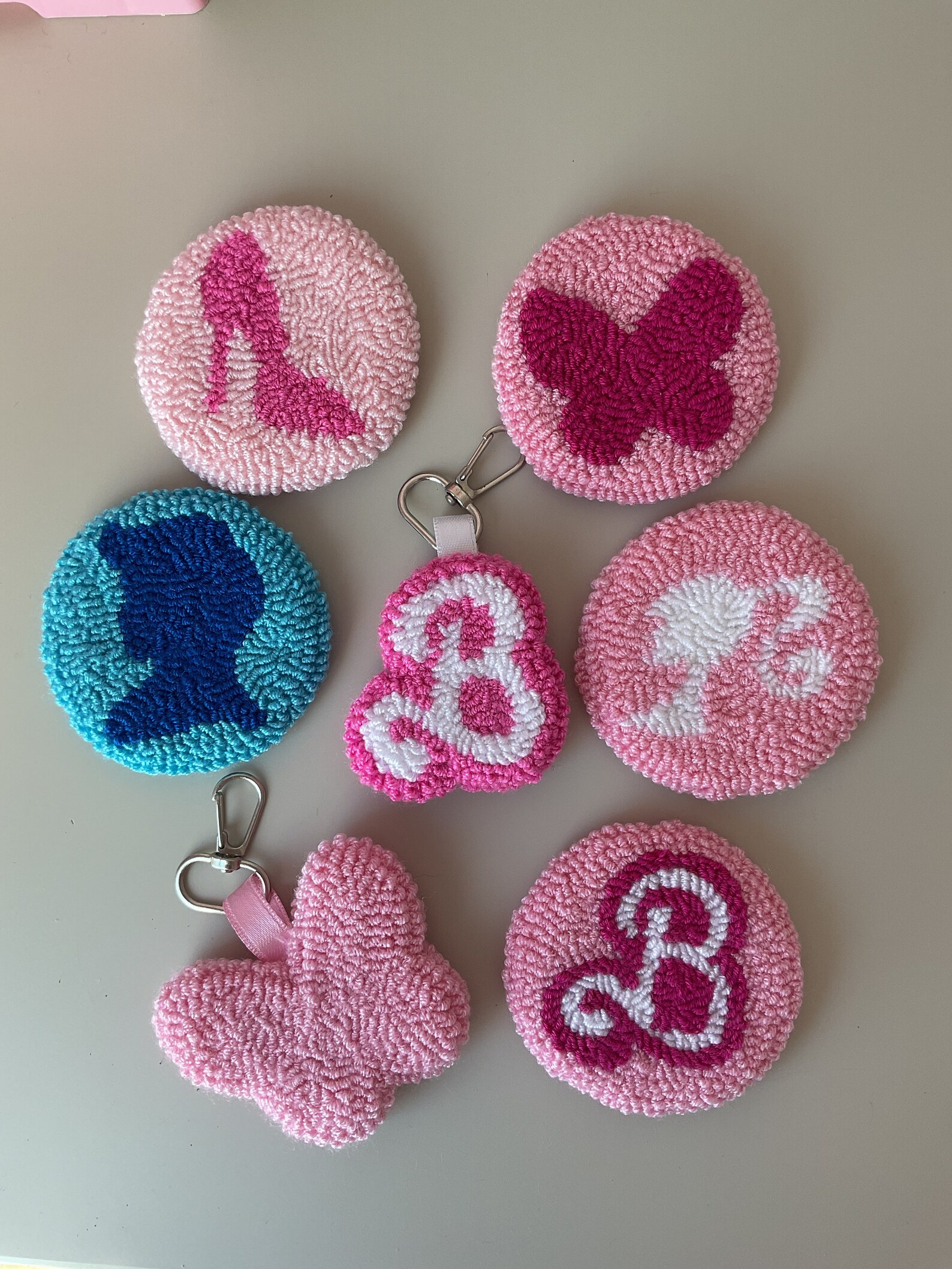 Set of 2 Barbie Coasters Pink Car Accessories Barbie the - Etsy