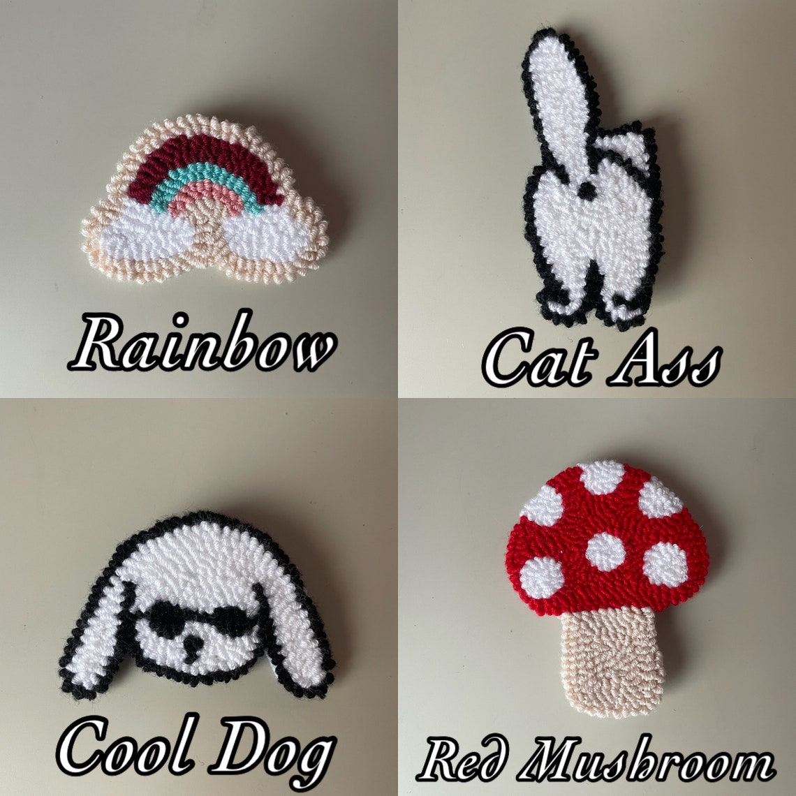 Punch Needle Bag Pins Set of Punch Needle Pins Handmade - Etsy