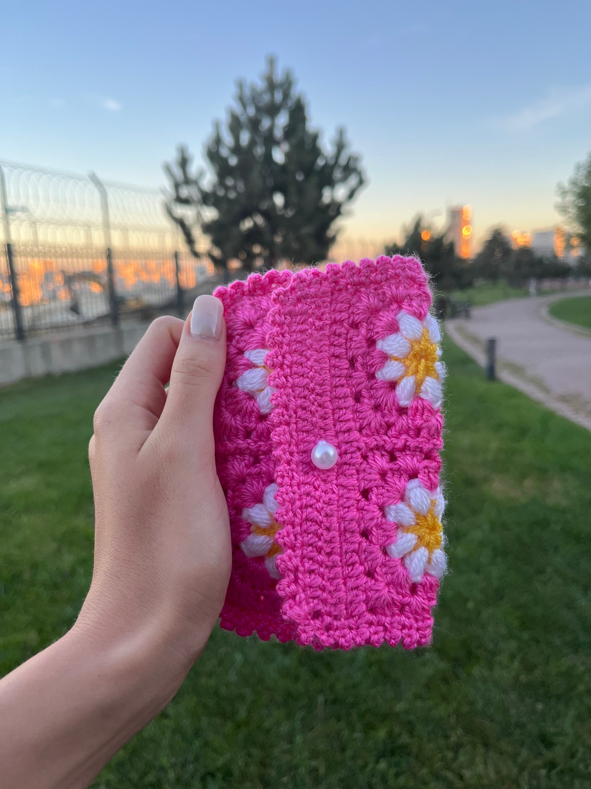 Crochet Card Holder Wallet for Card Perfect for Everyday - Etsy