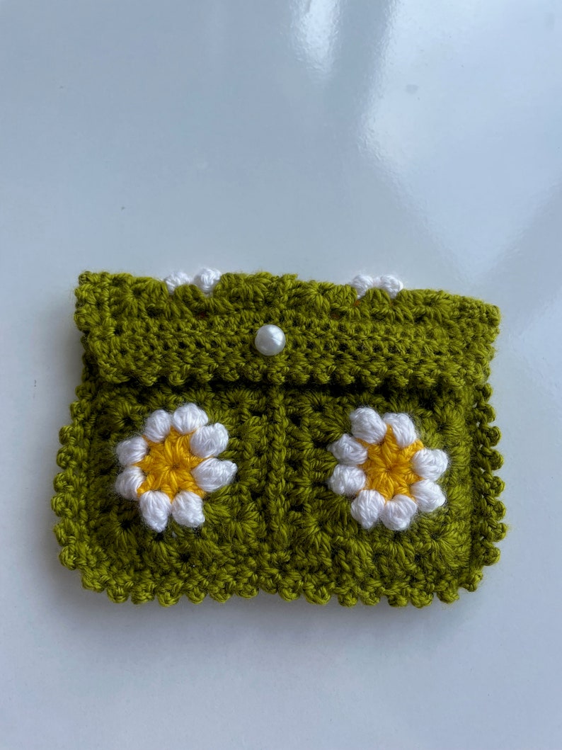 Crochet Card Holder Wallet for Card Perfect for Everyday - Etsy