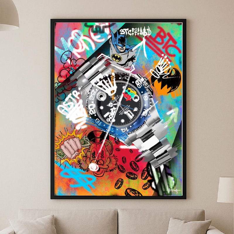 Rolex Wall Art - Etsy