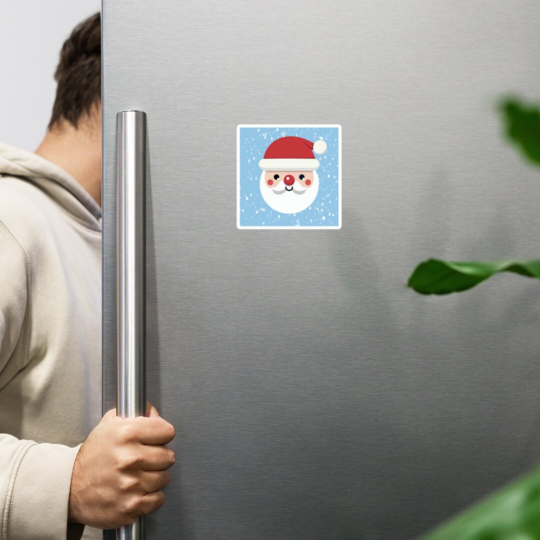Cute Christmas Magnet, Santa Claus Magnet - Etsy