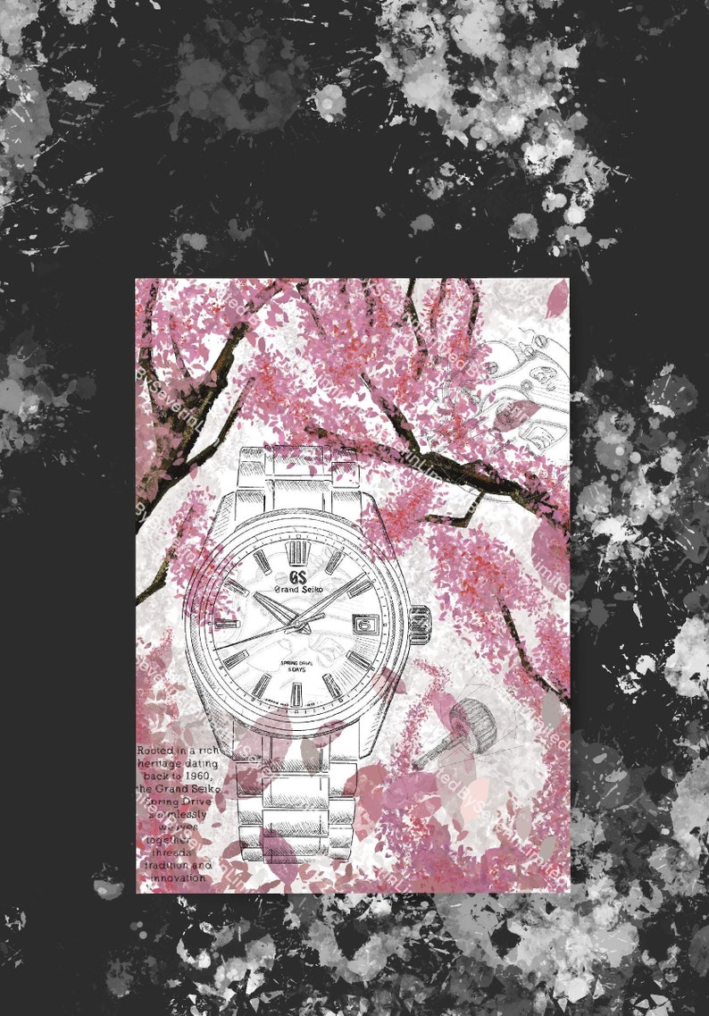 Grand Seiko Wall Art, Poster, Wall Decor, Digital Print - Etsy