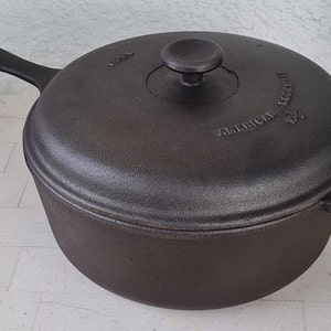 Rare AB&I American Cookware Cast Iron Chicken Fryer 10 1/2 in Deep ...