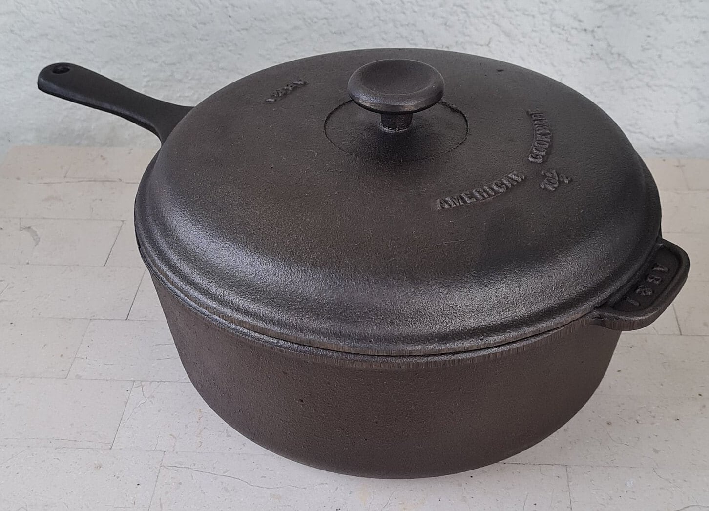 Rare AB&I American Cookware Cast Iron Chicken Fryer 10 1/2 in Deep ...