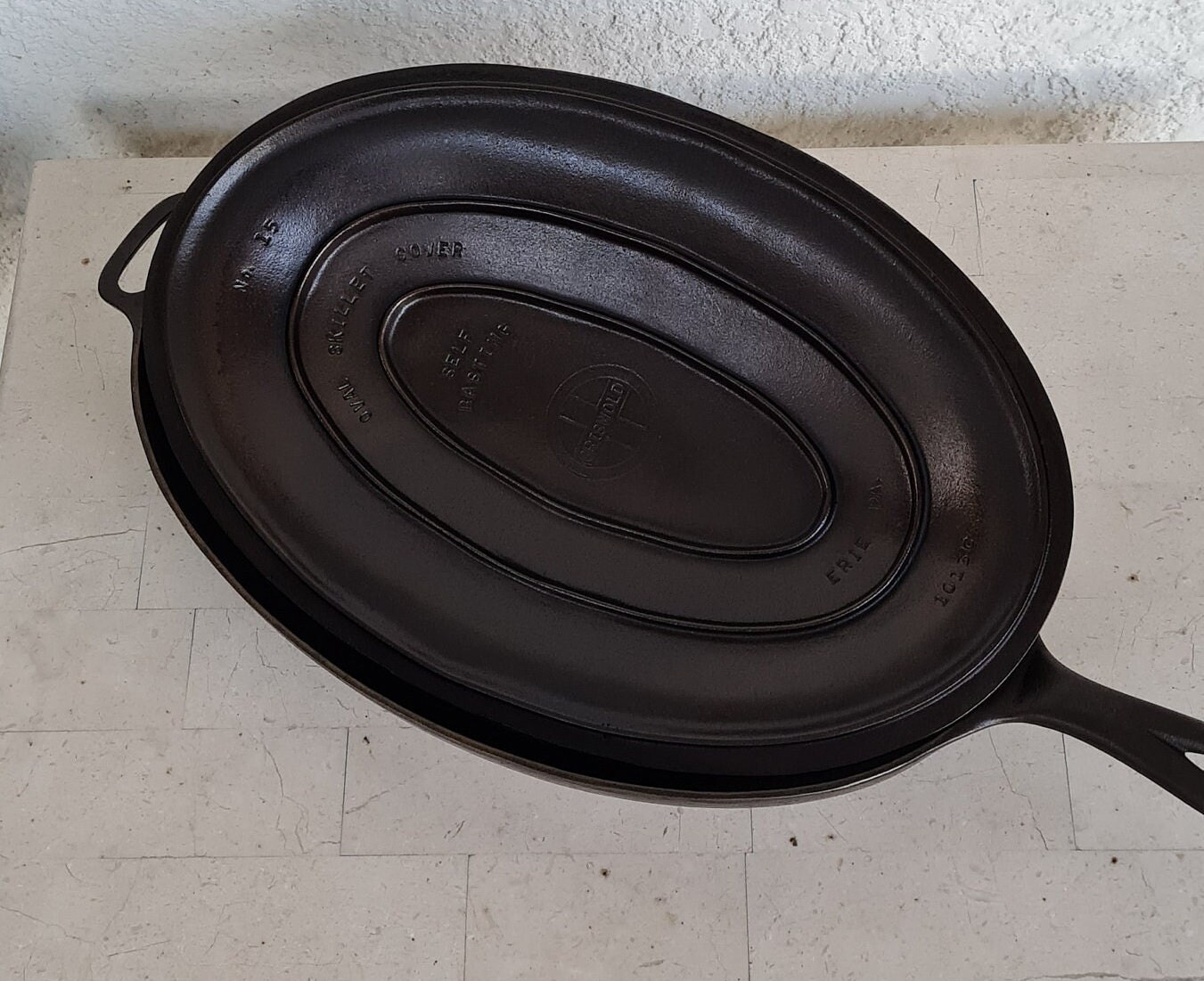 HTF Griswold 15 Oval Fish Skillet W/matching 15 Oval Lid. - Etsy HTF Griswold 15 Oval Fish Skillet W/matching 15 Oval Lid. - Etsy