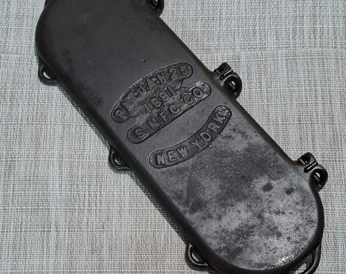 New York S MFG CO 3 Section Cast Iron Flip Griddle Patented Jan. 25 ...