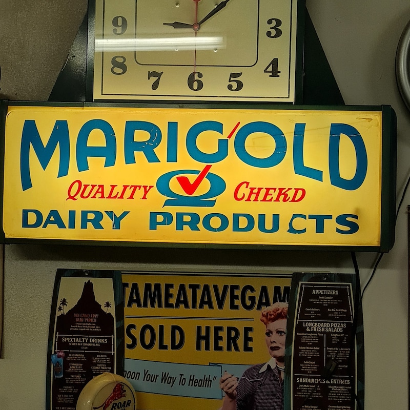 Vintage Dairy Sign - Etsy