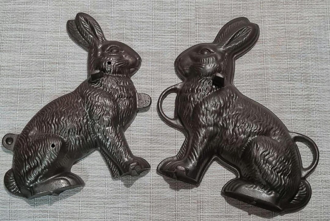 Vintage Griswold Rabbit Cake Mold Cast Iron P/N 862 & 863 - Etsy