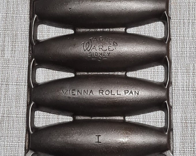 Rare! Wagner Ware Vienna Roll Cast Iron Baking Pan - Etsy