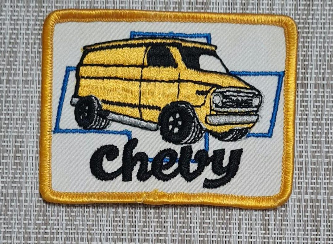 Vintage Chevy Embroidered Patch - Etsy