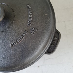 Rare AB&I American Cookware Cast Iron Chicken Fryer 10 1/2 in Deep ...